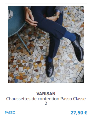 Chaussette de contention avion, vol long courrier et voyage
